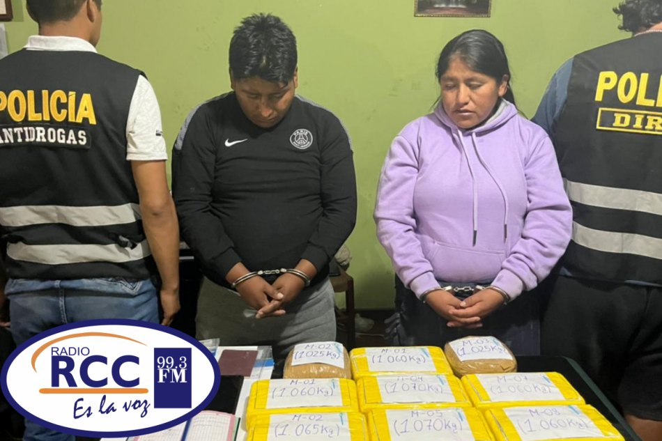 Intervienen A Pareja Con 12 Kilos De Marihuana Y 9 Kilos De Alcaloide